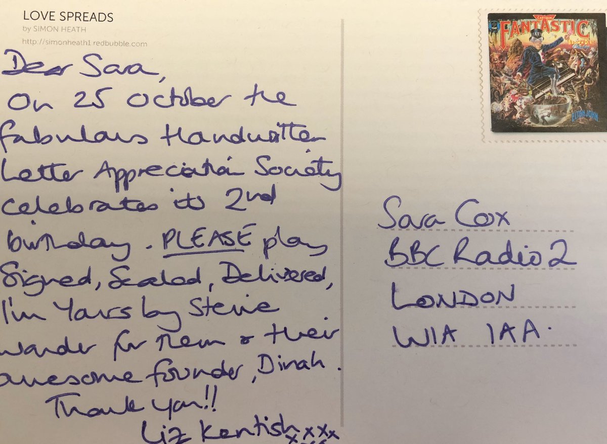 As featured on the BBC Radio 2, Sara Cox “All Request Friday” Show ...