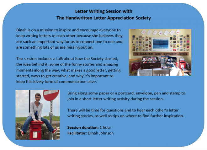 Letter Writing Workshops – The Handwritten Letter Appreciation Society