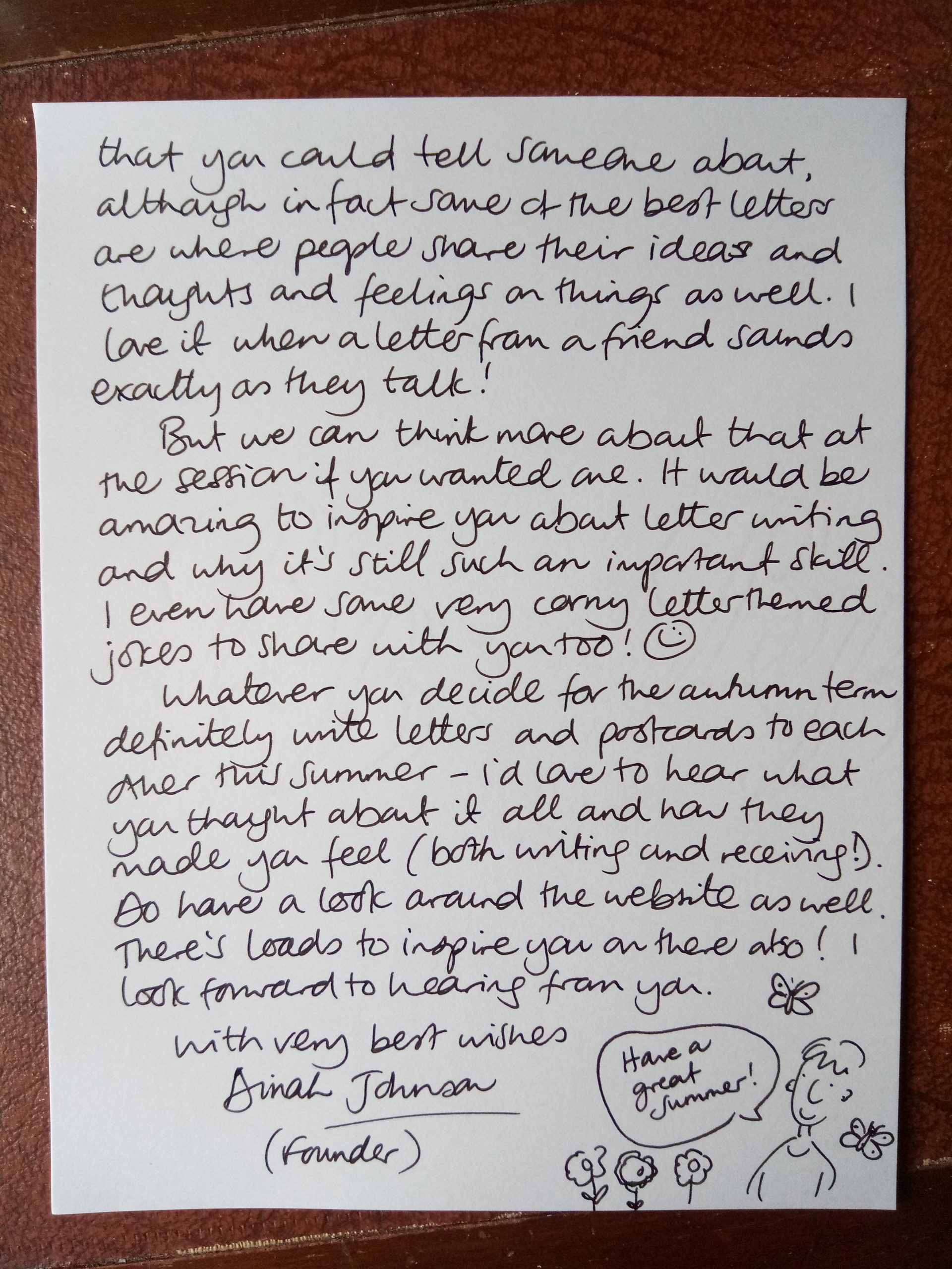 Home Ed Hub Letter Writing Workshop – The Handwritten Letter ...