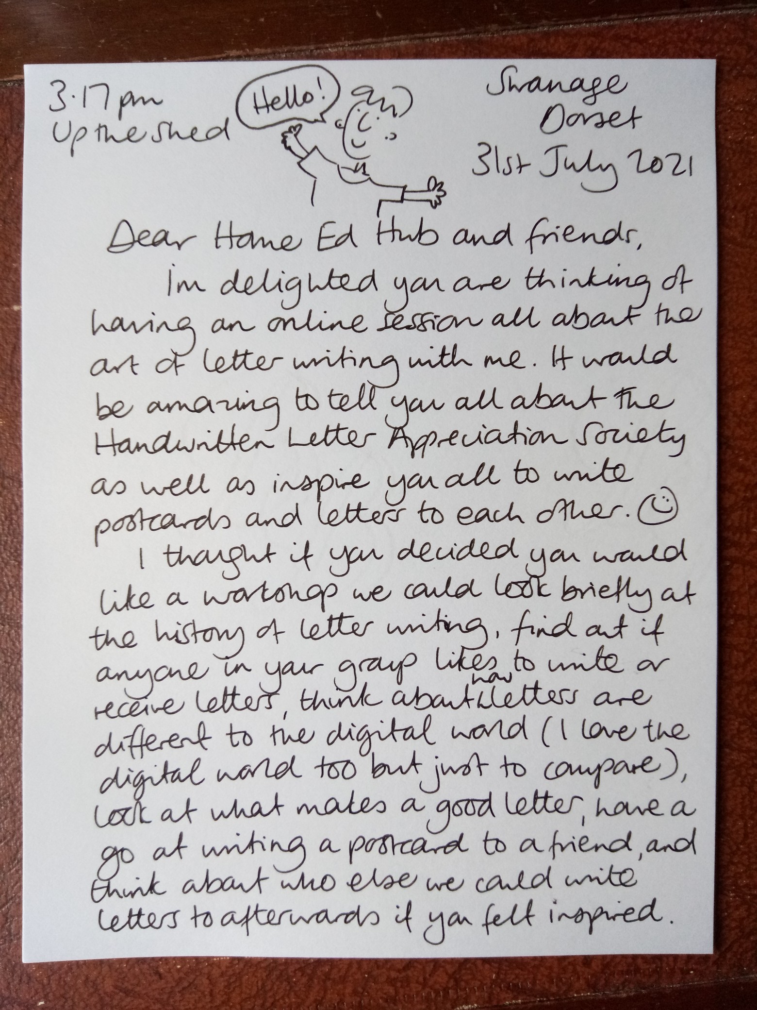 Home Ed Hub Letter Writing Workshop – The Handwritten Letter ...