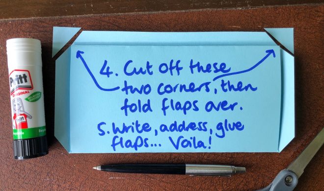 Adventures in Letter Writing No. 80: Template for Homemade Aerogrammes ...