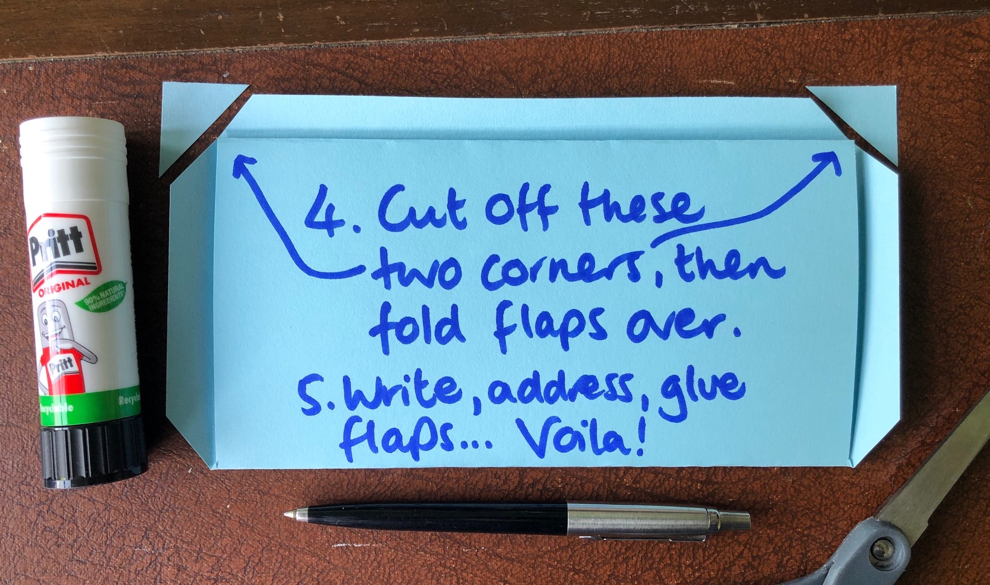 Adventures in Letter Writing No. 80: Template for Homemade Aerogrammes ...