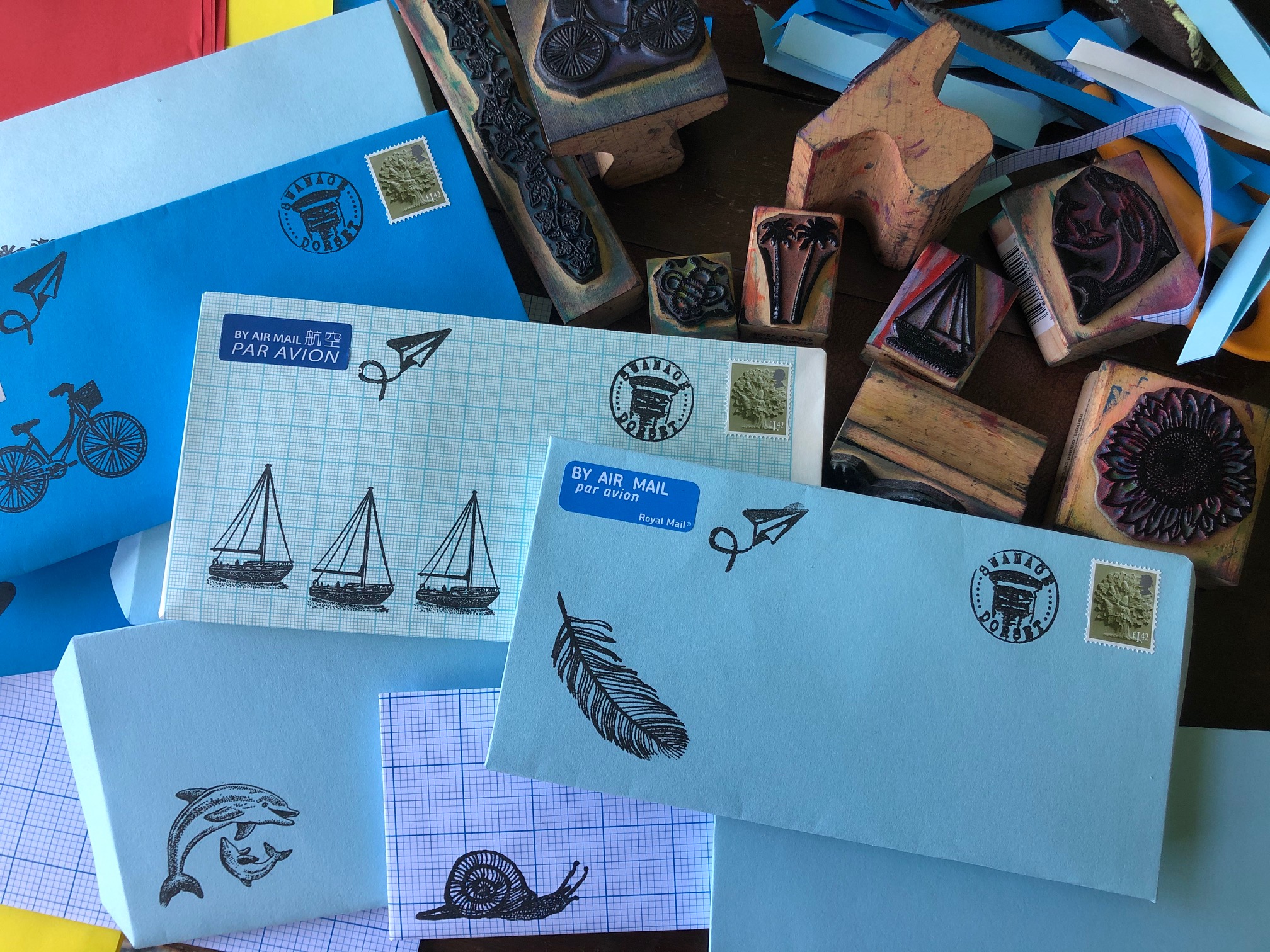 Adventures in Letter Writing No. 80: Template for Homemade Aerogrammes ...