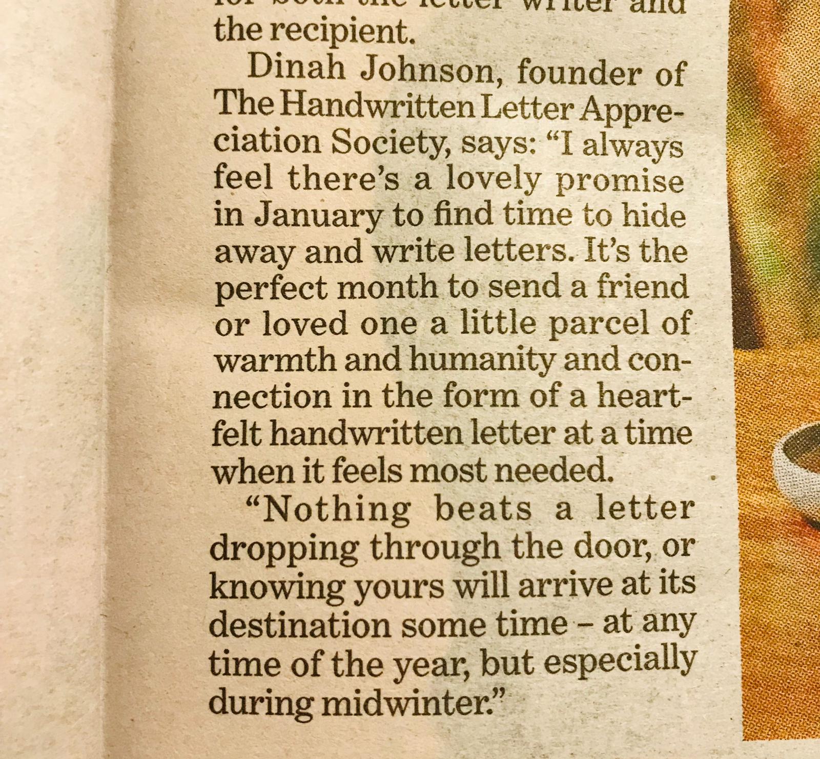 The i Newspaper, 10th January 2023 – The Handwritten Letter ...