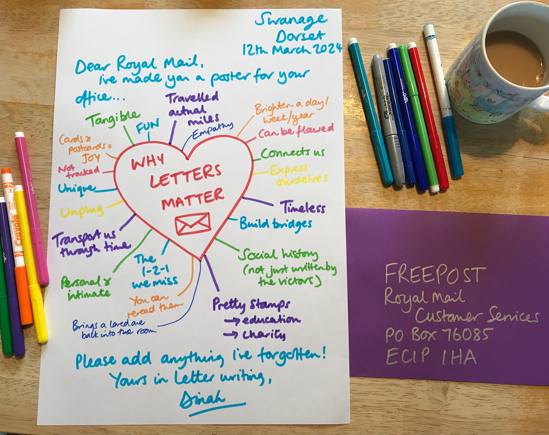Send a Letter to Royal Mail for FREE! – The Handwritten Letter ...